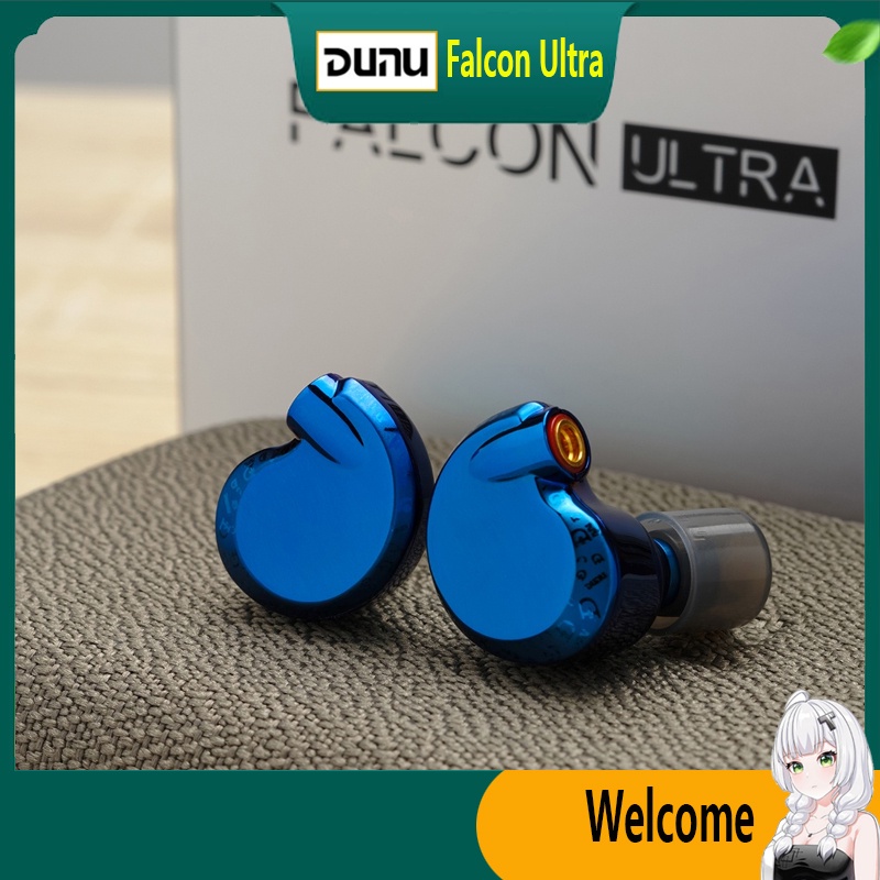 DUNU Falcon Ultra Dynamic Driver Earphone In Ear Monitors Klein Blue Hi ...