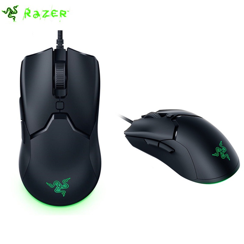Mini Optical Mouse Razer Viper Gaming 8500DPI RGB With Wire | Shopee ...