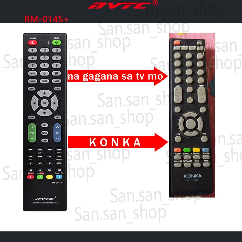 100% Work Universal remote control for konka tv remote na gagana sa tv ...