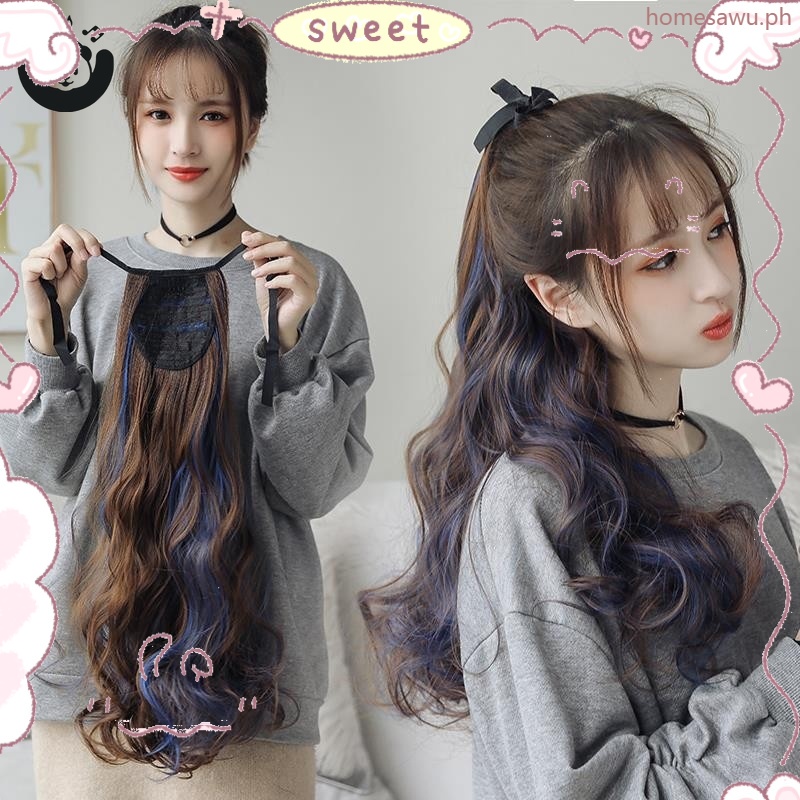 Meifan high temperature resistant synthetic fiber big wave long wig ...