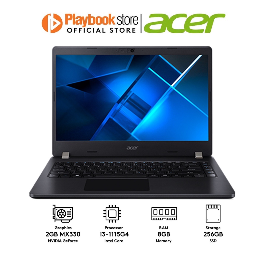 Acer Travelmate TMP214-53G-37UE 14'' i3-1115G4 8GB 256GB SSD MX330 2GB Win11 Laptop | Shopee ...