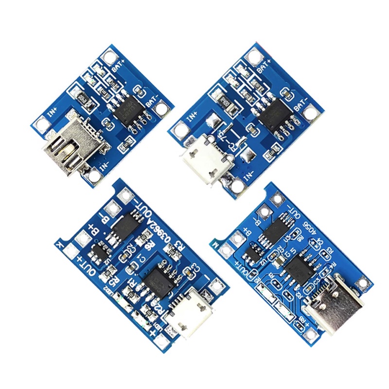 10pcs Mini Micro Type-c USB 5V 1A 18650 TP4056 Lithium batteries ...