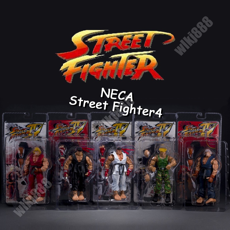 NECA Street Fighter Guile Gouki Hoshi Ryu Chun-Li Ken Masters Game ...