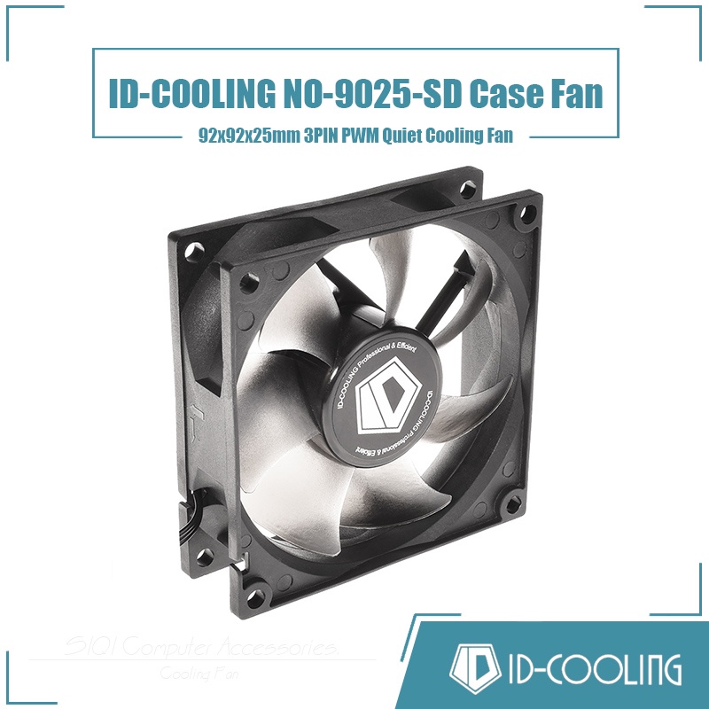 ID-COOLING NO-9025 Case Fan 90mm 3PIN PWM Temperature Control Cooling ...