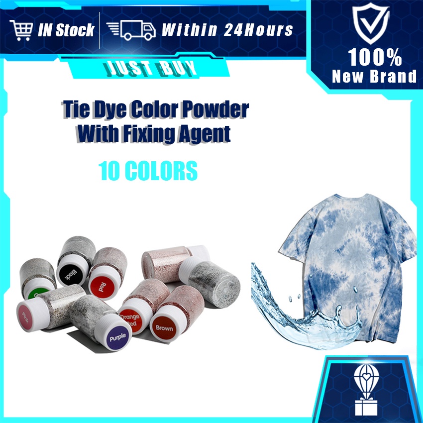 20g Tie Dye Color Powder DIY Children Multicolor Nonhazardous Fabric ...