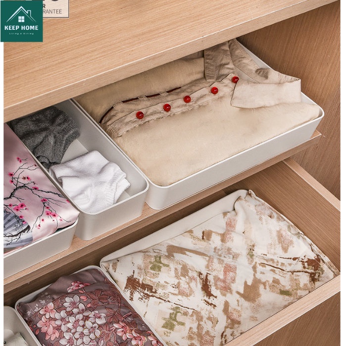 Keep Home Drawer Storage Box Organizer Built-in Stationery Utensils ...
