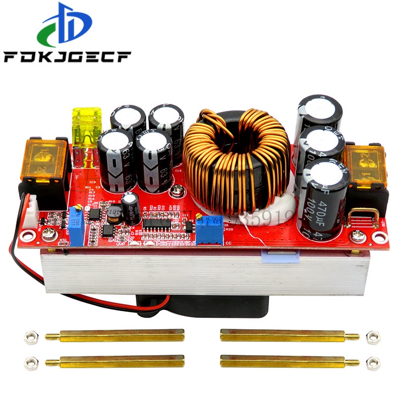 DC-DC 1500W 30A Voltage Step Up Converter Boost CC CV Power Supply ...