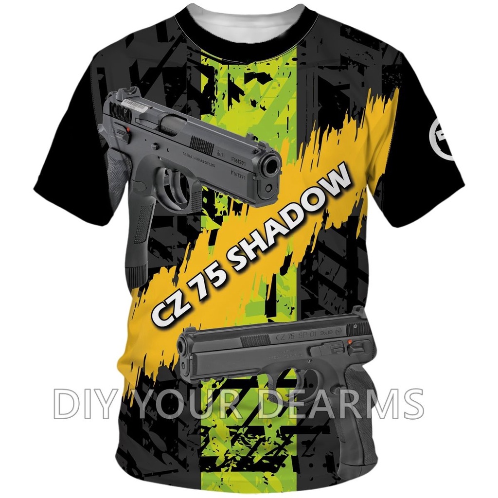 TACTICAL T SHIRT Full Sublimation 3D T-Shirt Summer Short Sleeve Tee ...