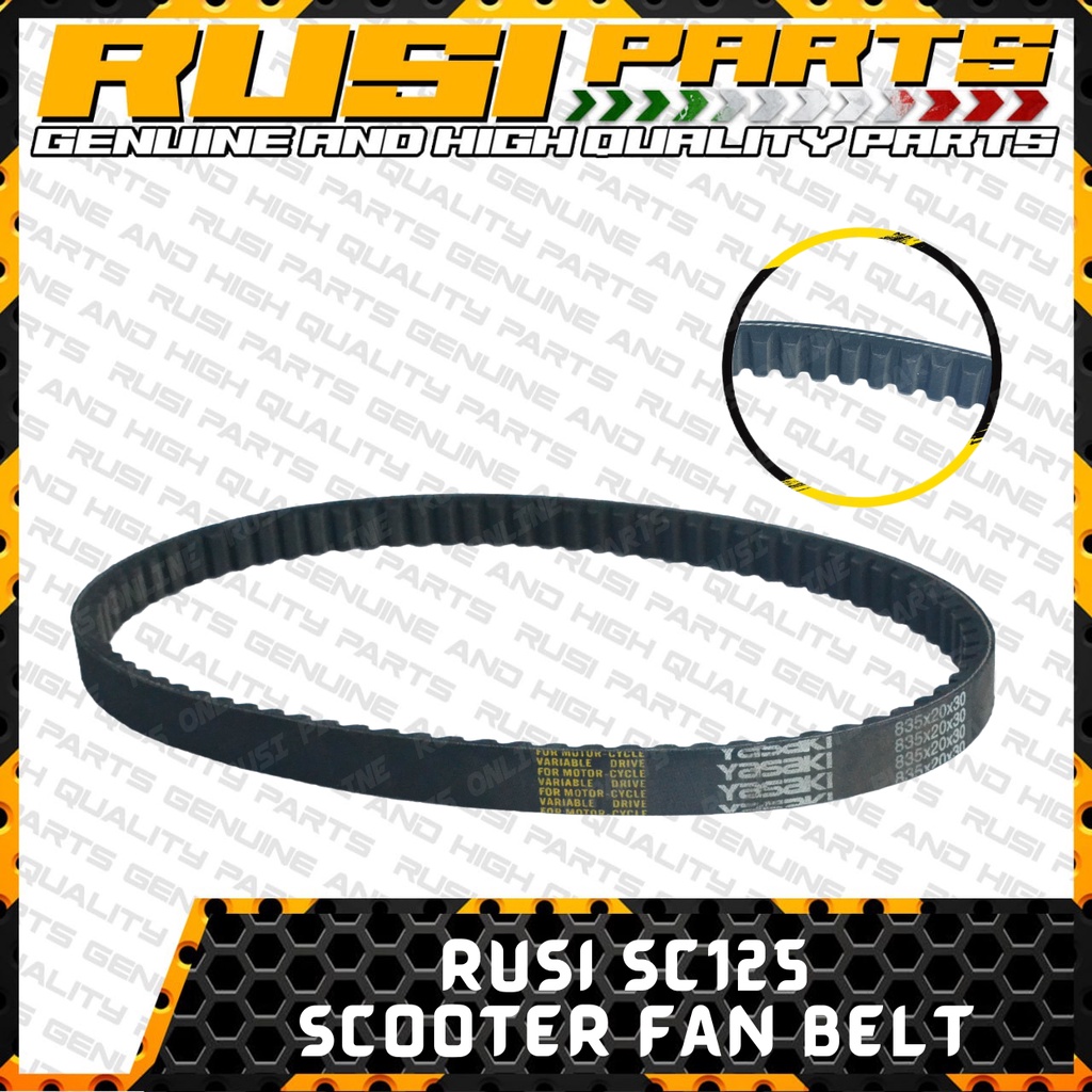 RUSI SC125/RFI175/Pulse 150 FI/ Fan Belt or Drive Belt/ | Shopee ...