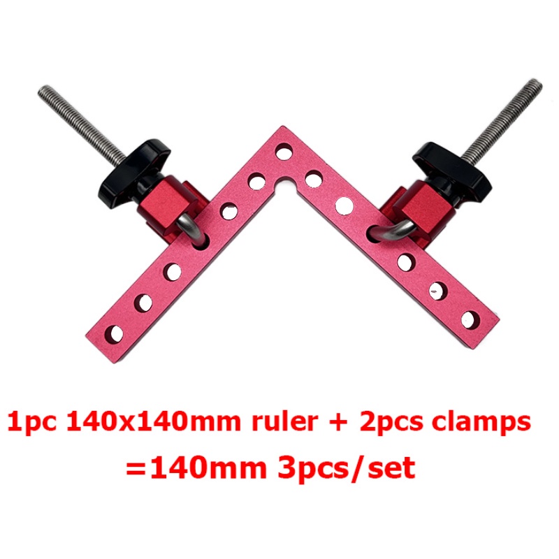90 Degree Positioning Squares Right Angle Clamps for Woodworking Corner ...