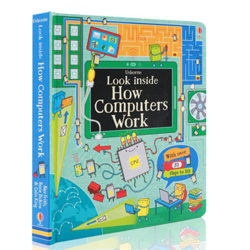Usborne Look Inside How Computers Work 3D Picture Book for Children ...
