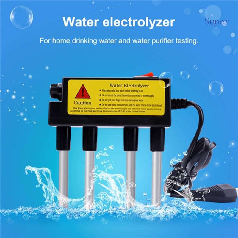 Super Portable Water Quality Testing Electrolyzer Iron Bar Electrolysis ...