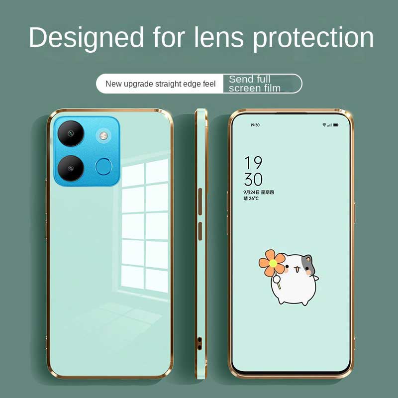 infinix Note 30 Pro 5G Note30i 6D Plating Rubber Silicon Casing Full ...
