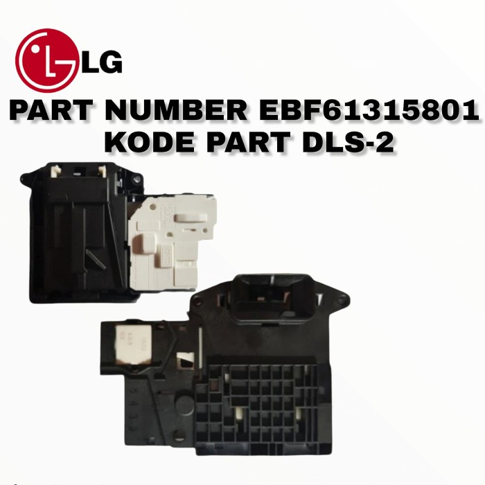 MESIN Door Lock Switch LG Washing Machine Front Loading WD-N1213D6 ...