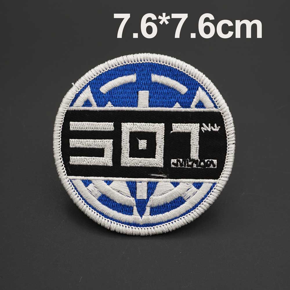 【Customized 】 501st Legion Tactics in Star Wars 3D Embroidery Velcro ...