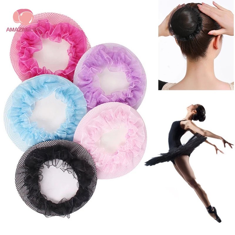 Reusable Hairnet Hair Nets For Wigs/ Colorful Weave Invisible Dancing ...