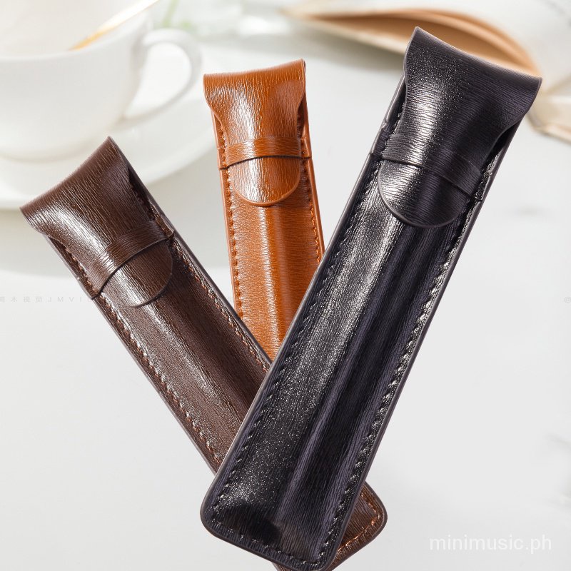 Leather Pen Bag Color Options Fountain Pen Pouch Pencil Holder Handmade ...
