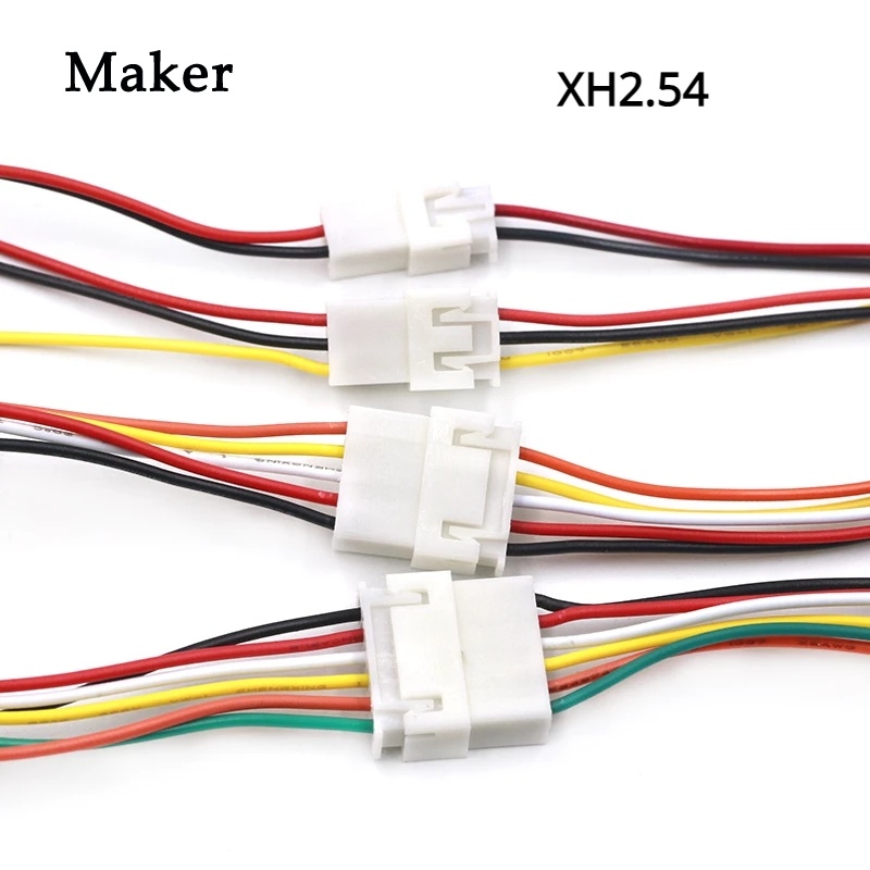 5Pair XH2.54 2/3/4/5/6 Pin Pitch 2.54mm Wire Cable Connector XH Plug Male & Female Battery ...