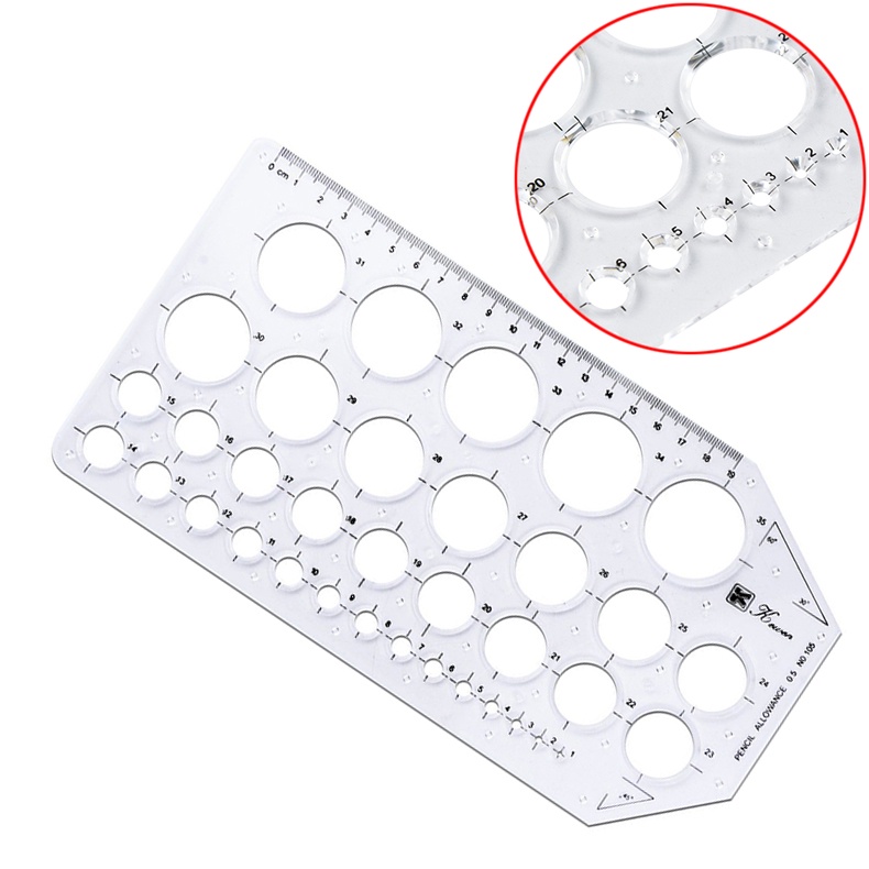 Circle Template Stencil Mathematics Metric Ruler Graphic Drawing ...