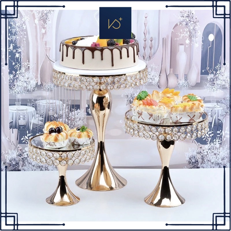 Kitchenplus Pearl Beaded Cake Stand / elegant rhinestone cake stand ...