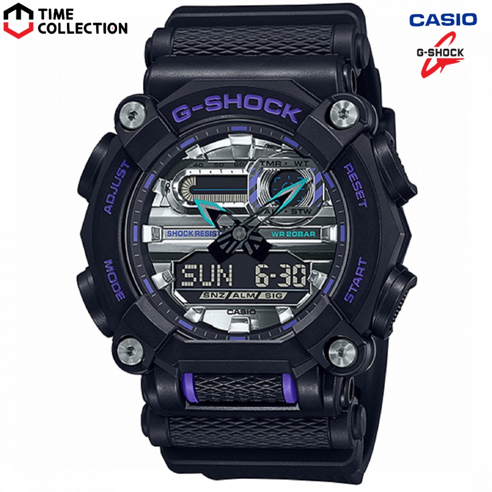 Casio G-shock GA-900AS-1ADR Digital Analog Rubber Strap Watch For Men | Shopee Philippines