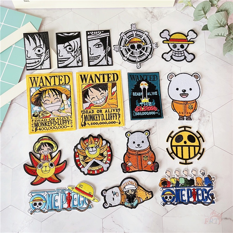 One Piece Fans Collection - Luffy / Sabo / Ace Iron-On Patch ♚ 1Pc Law ...