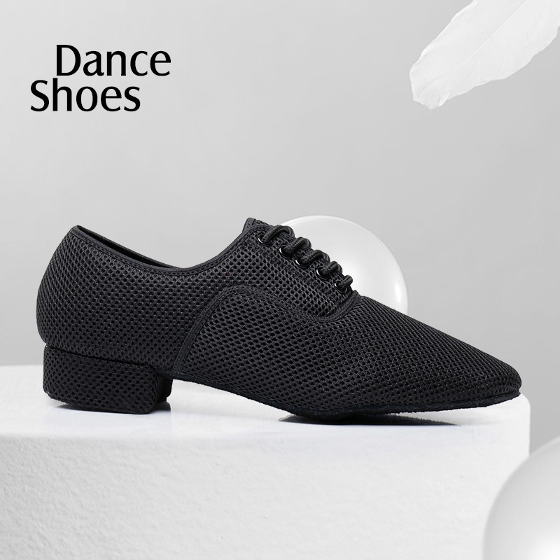Men's Modern Dance Shoes Mesh Ballroom Dancing Shoes International ...