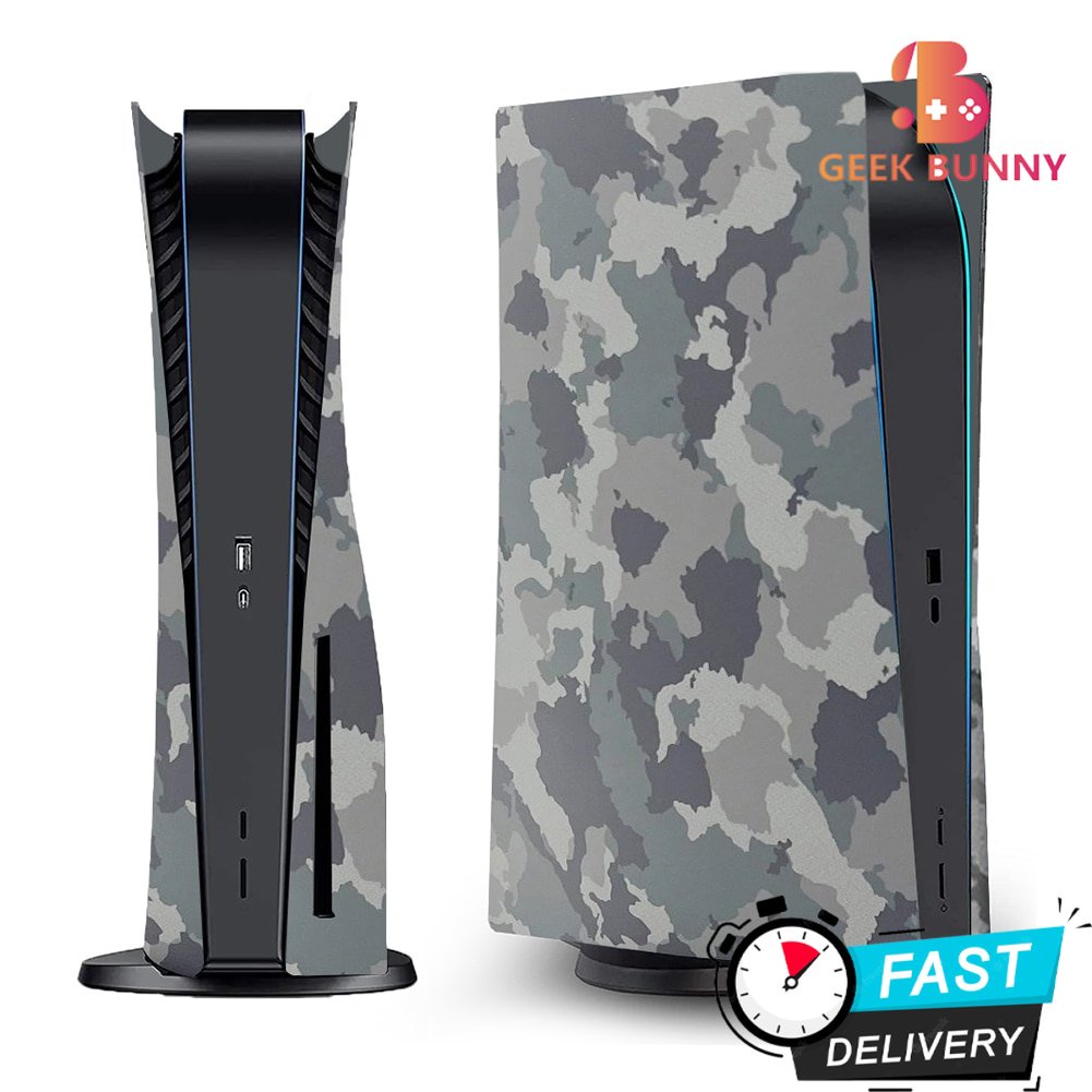 PS5 Replacement Camouflage FacePlate Cover Plates for PS5 Console Disc ...