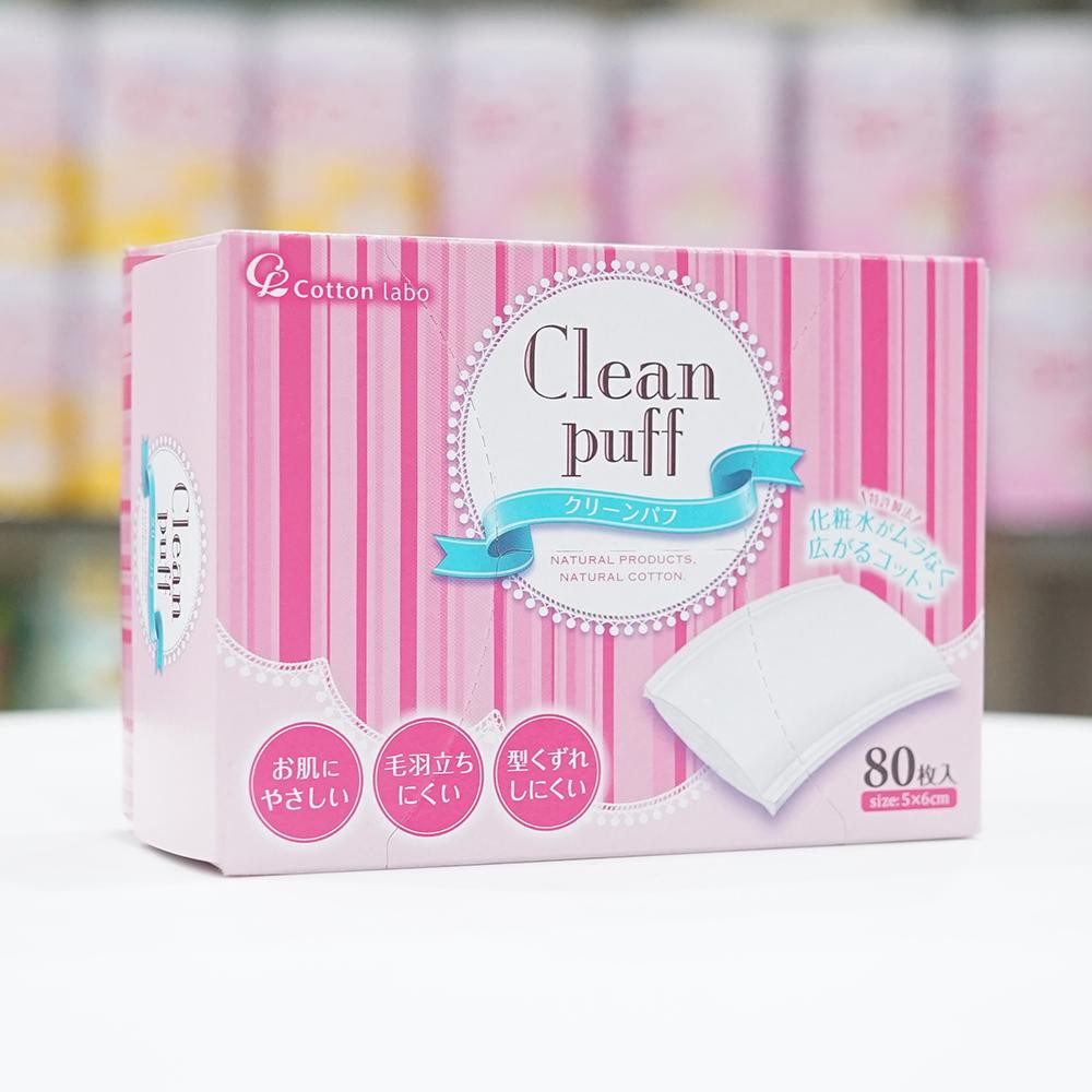Japanese Clean Puff 80 pieces | Shopee Philippines