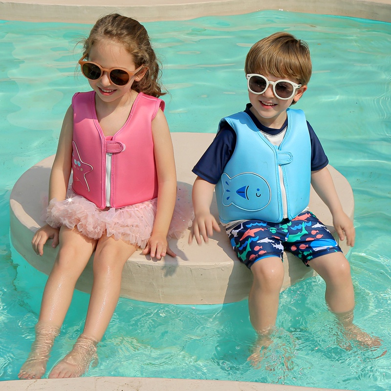 New Design Kids Buoyancy Swimwear Infant Girls Cartoon Pink Mermaid ...