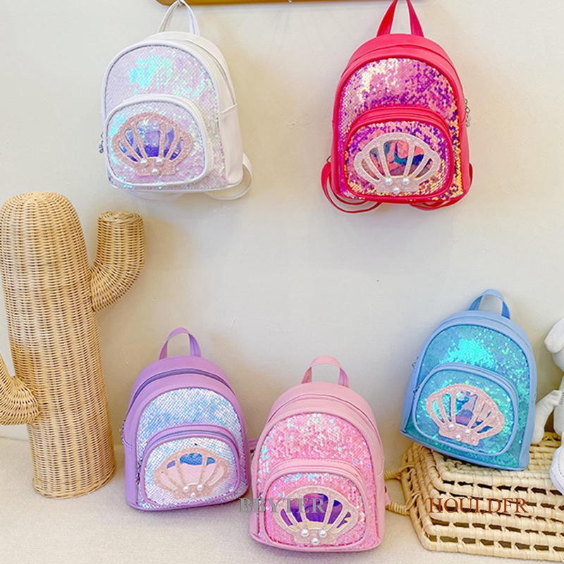 BBYTER Bling Glitter Shining Color Sequin Backpack Fashion Women ...