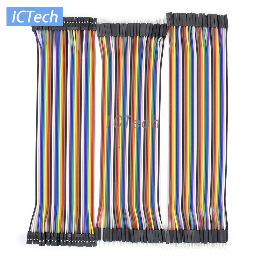 10CM 20CM 30CM 40Pin Dupont Wire Male To Male + Male To Female and ...