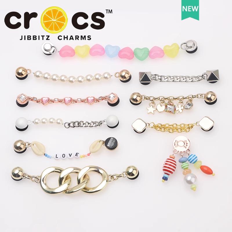 jibbitz crocs charms Shoe Buckle Hole Shoes Accessories Metal Chain ...