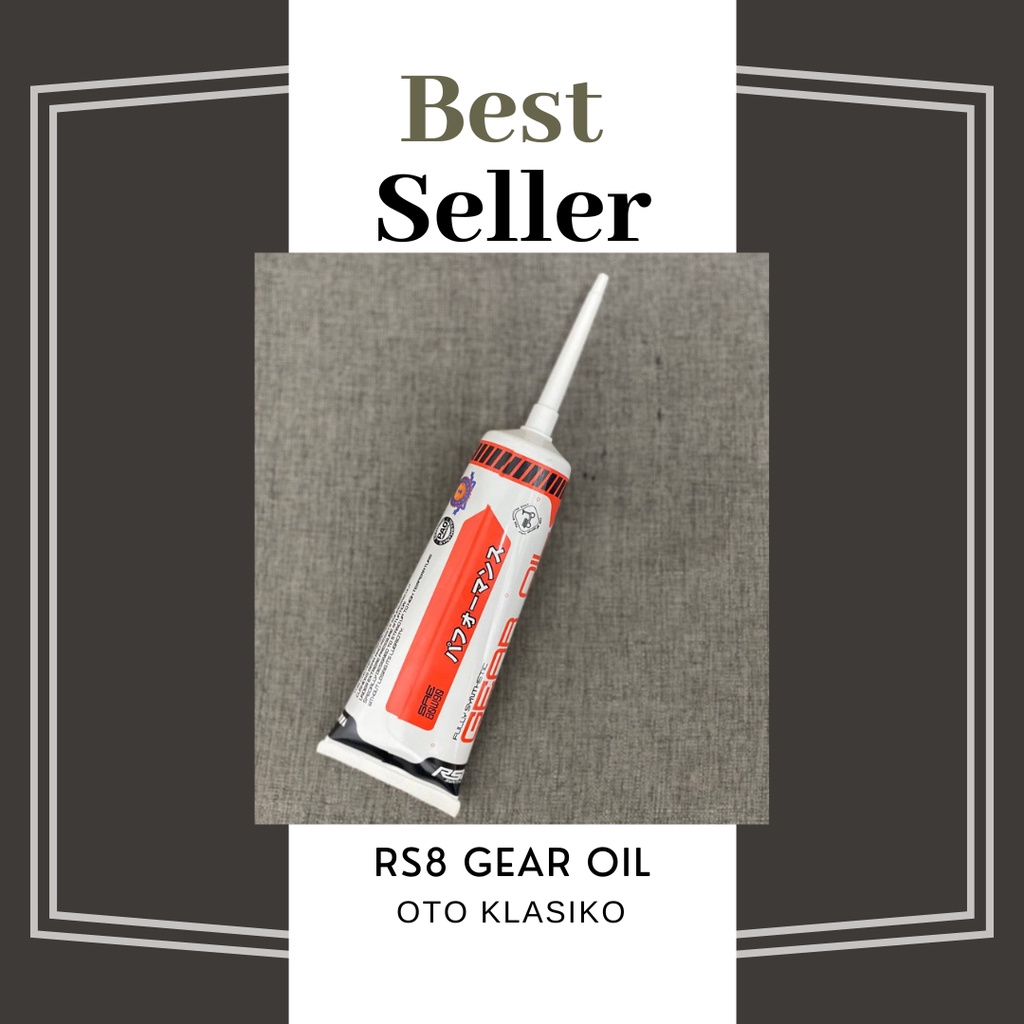 RS8 SCOOTER GEAR OIL RACING 120ML RIPPLE CAR ACCESSORIES AND OFFROAD ...
