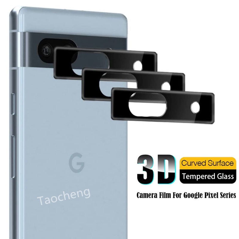 3 Pcs Mobile Phone Camera Lens Tempered Glass Film for Google Pixel 7 6 ...