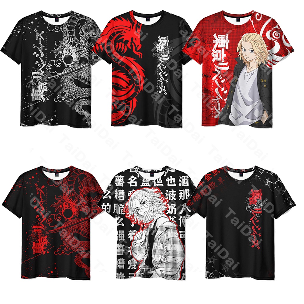 Anime Tokyo Revengers Men Women T-shirt Tops Tshirt Manjiro Sano Ken ...