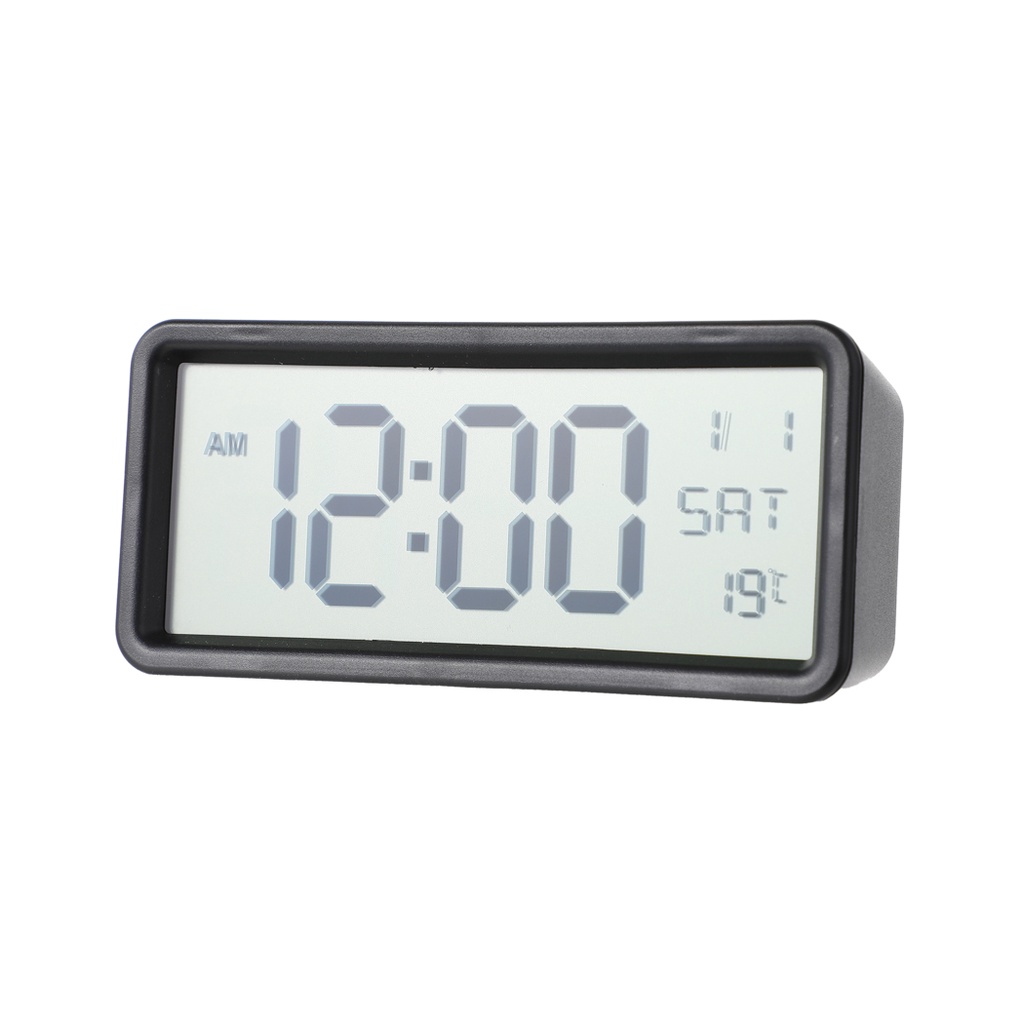 MINISO Large Screen Electronic Alarm Clock Black | Shopee Philippines