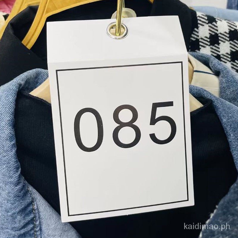 Live broadcast room number plate clothing sample clothing number plate ...