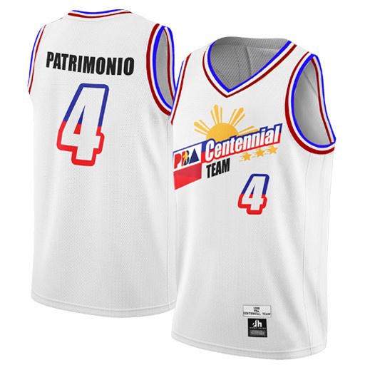 Authentic 1998 PBA Centennial Alvin Patrimonio Jersey FULL SUBLIMATION ...
