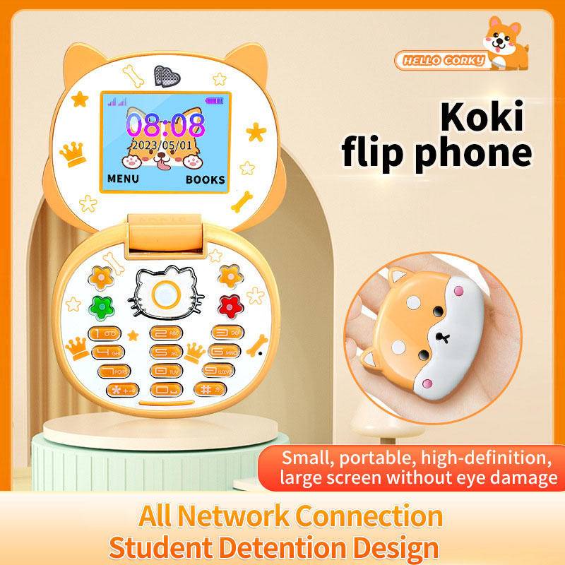 Mini F80 Phone Cute Corgi Dog Hello-Kitty K688 Children's Global ...