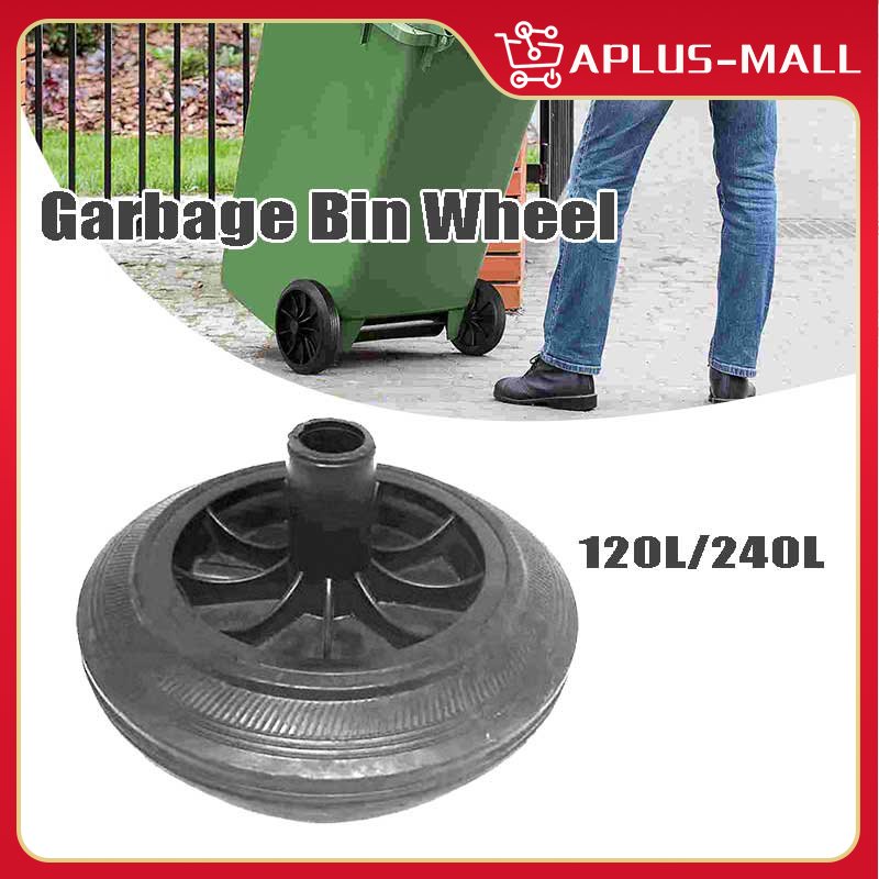 Universal Rubber Trash Can Wheels Trash Bin Wheel Wastebasket Castor ...