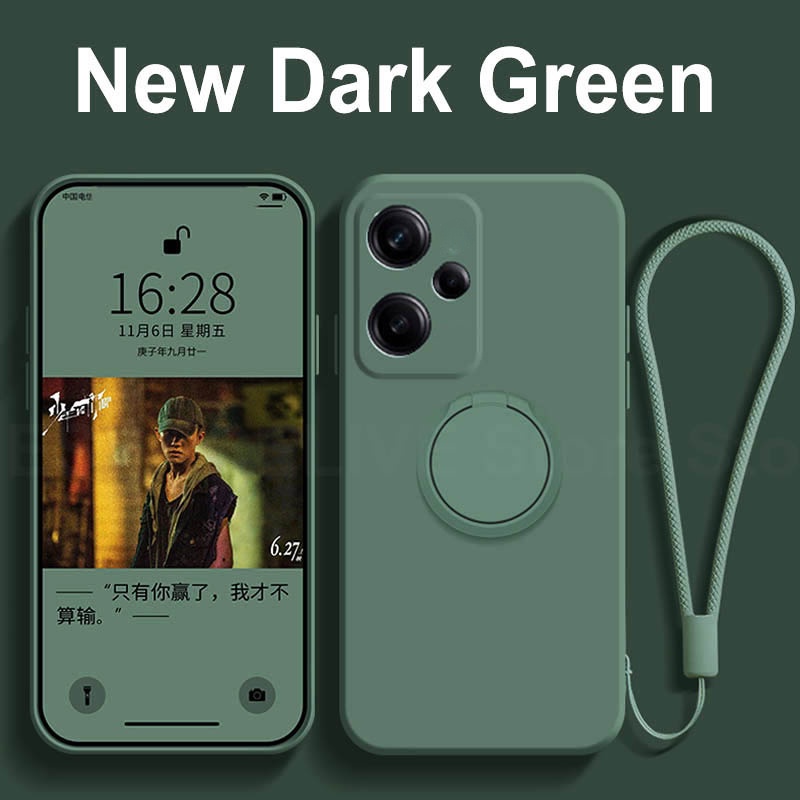 Liquid Silicone Case For Realme C53 Note 50 11 Pro + 5G Prime Magnetic ...