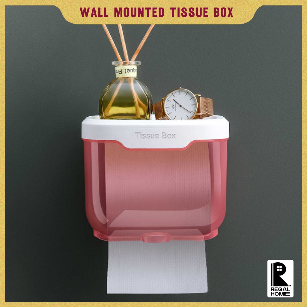 Small Size Wall Mounted Tissue Box Room Organizing Tissue Rack ...