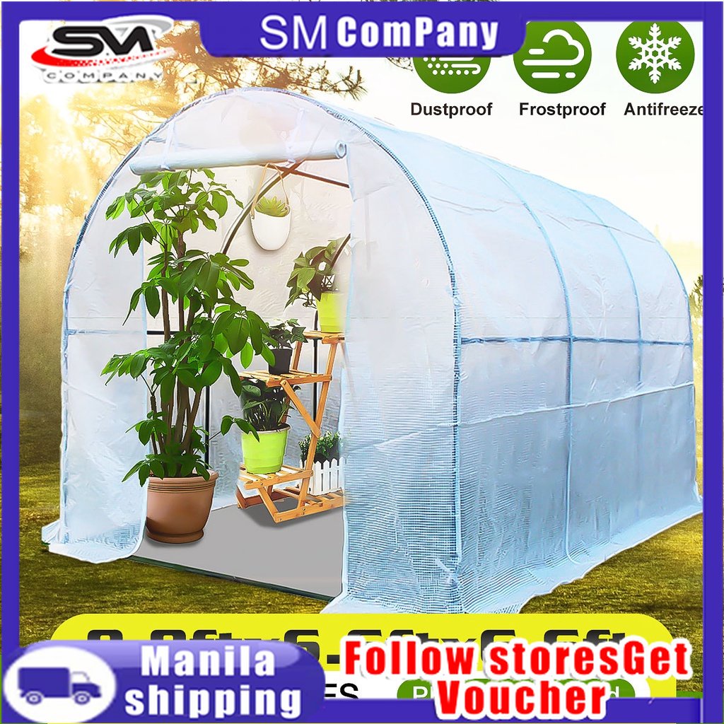 【COD】3mx2mx2m Greenhouse Planter House Canopy Plant Gardening Outdoor ...