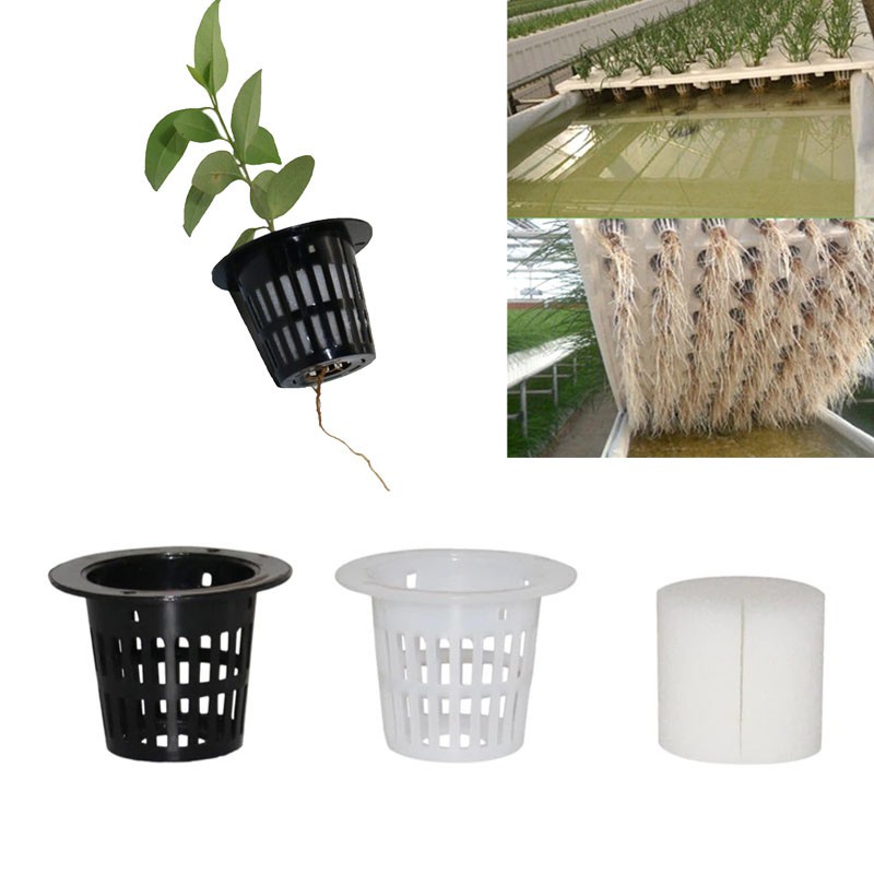 Mesh pot hychroponic,orchid basket pot/nersery net cup soilless ...
