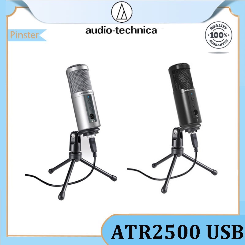 Audio-Technica ATR2500 USB condenser microphone recording anchor K song ...