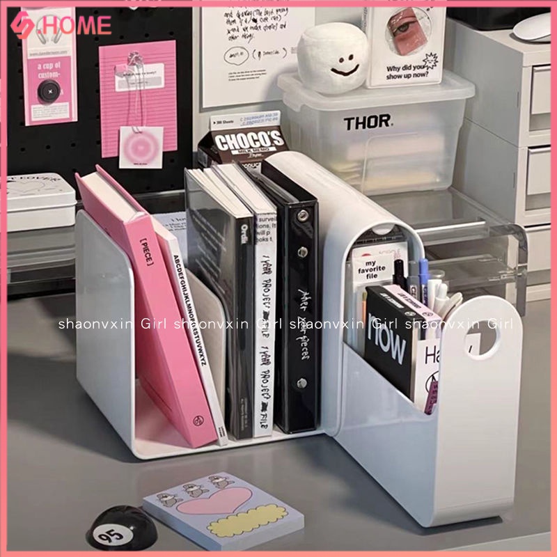 Desktop book storage box, desk stationery, book drawer type, multi ...