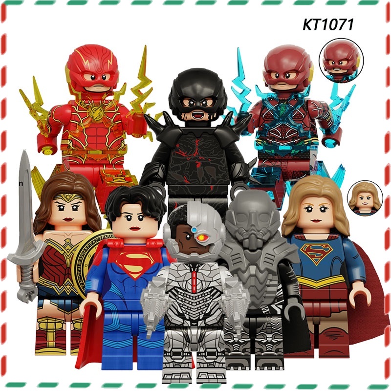Assembled building blocks minifigure toy superhero series Wonder Woman ...