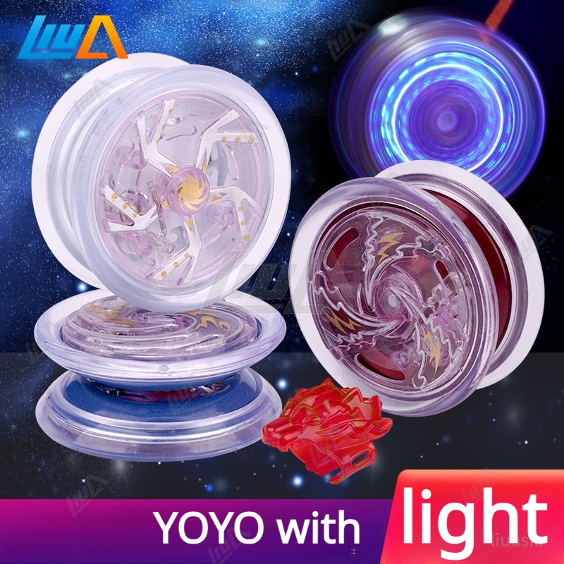 Yoyo Colorful Lights Yo-Yo Boy Toys Automatic Recycling YOYO Ball ...