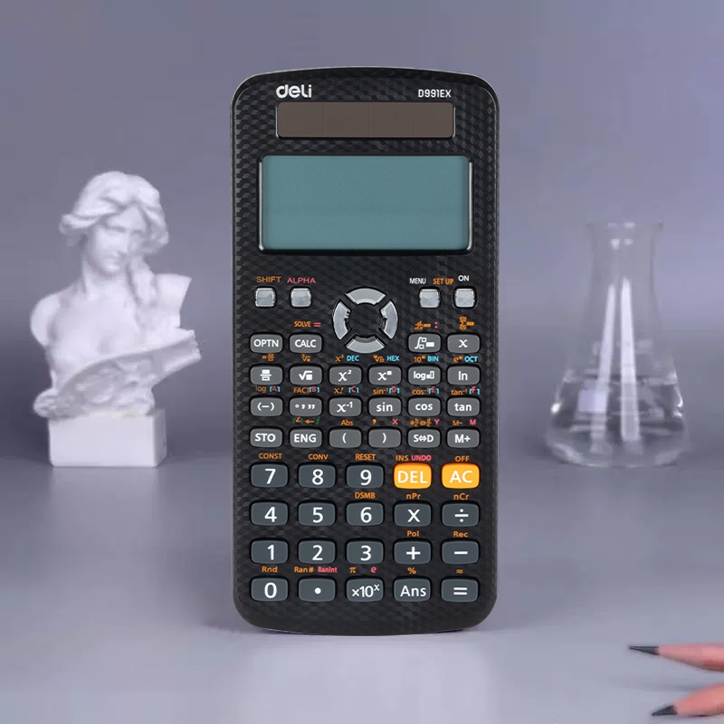 Deli Scientific Calculator Multifunctional Calculator Clear Display ...